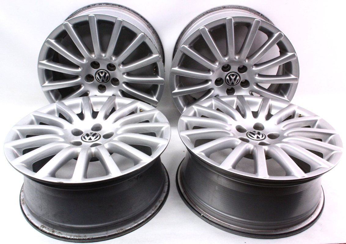 Set Of Wheels Rims Alloy Genuine Stock 5x100 17 VW Jetta Golf GTI Mk4 Set Of Wheels Rims Alloy Genuine Stock 5x100 17 VW Jetta Golf GTI Mk4