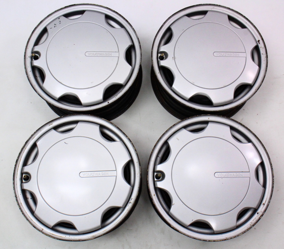 Set Of Factory Wheels 4x100 14 VW Jetta Golf GTI Mk1 MK2 MK3 B3 Passat Set Of Factory Wheels 4x100 14 VW Jetta Golf GTI Mk1 MK2 MK3 B3 Passat