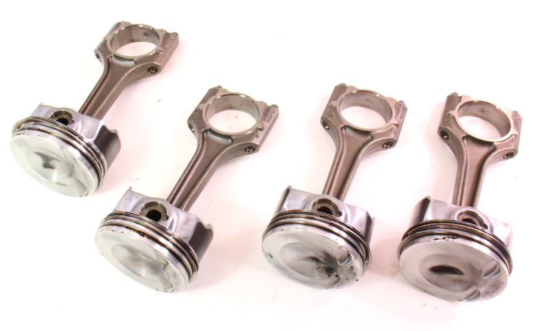 Piston And Connecting Rod Set 09 12 Audi A4 A5 B8 20t Caeb Genuine Carparts4sale Inc 