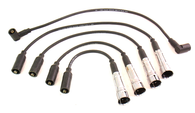 Ignition Plug Wire Set 85-92 VW Jetta Golf MK2 Cabriolet MK1 7mm ...