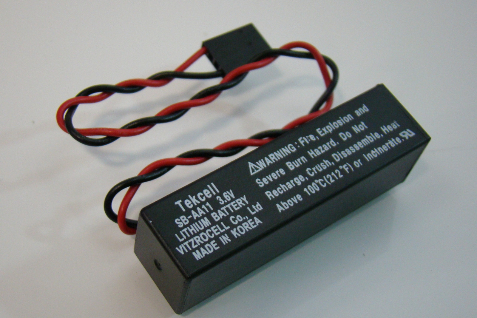 Tekcell 3.6V Lithium Battery w/ Velcro Backing SB-AA11 | eBay