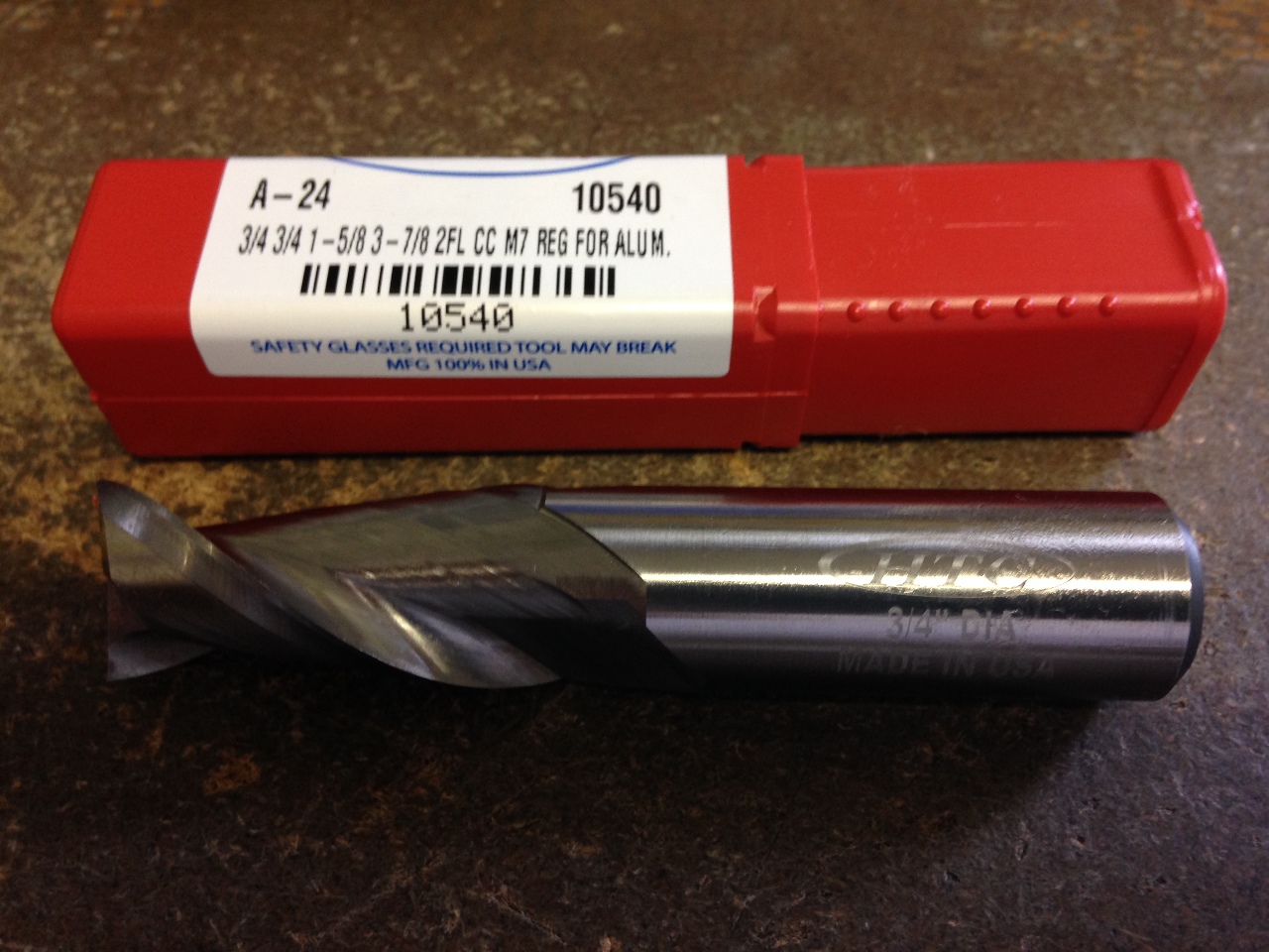 750-3-4-2-flute-single-end-high-speed-steel-end-mill-for-alum-3-4-x