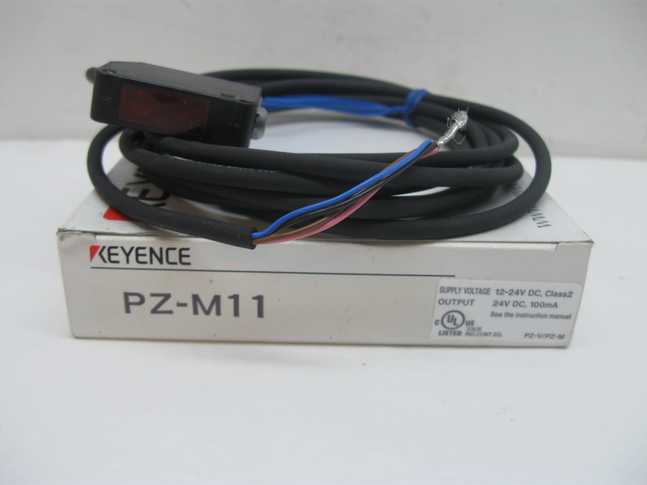 Keyence Pz M11 Self Contained Photoelectric Sensor 12 24VDC New | eBay