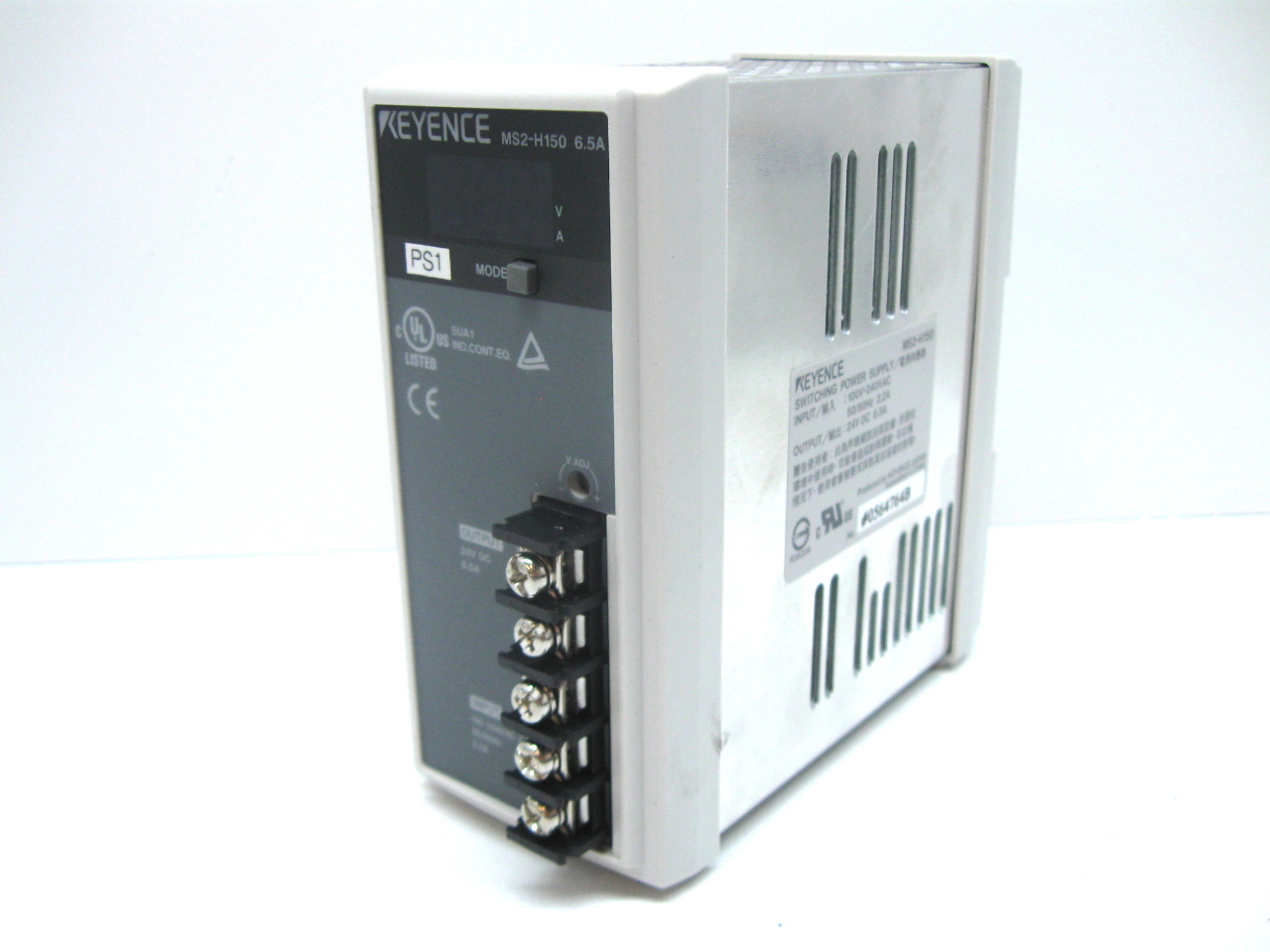 Keyence Ms2 H150 Switching Power Supply 100 240 Vac Input 24v Dc Output 65 Amp