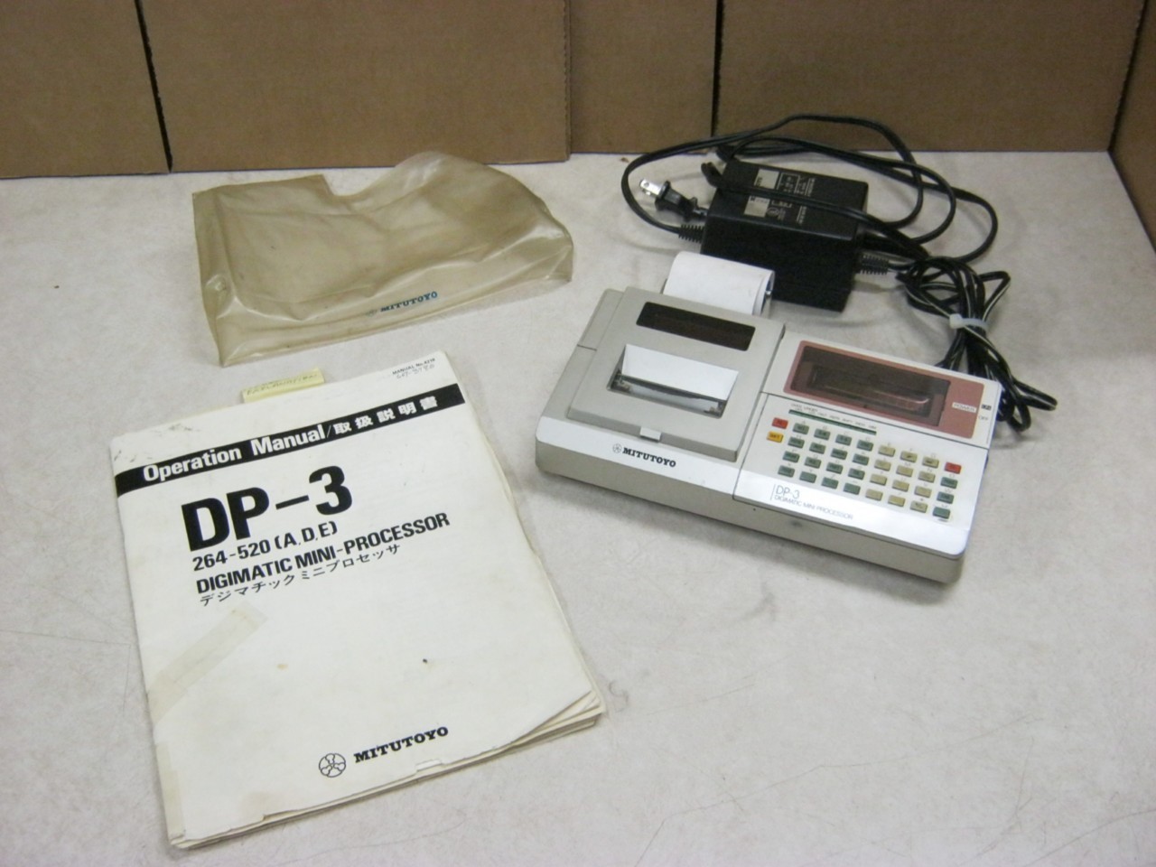 Mitutoyo Dp 3 Digimatic Mini Processor W Power Supply And Operation