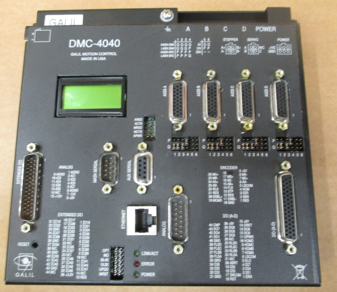 Galil Motion Controls DMC-4040 4 Axis Ethernet RS232 Power Controller Encoder | Daves Industrial ...