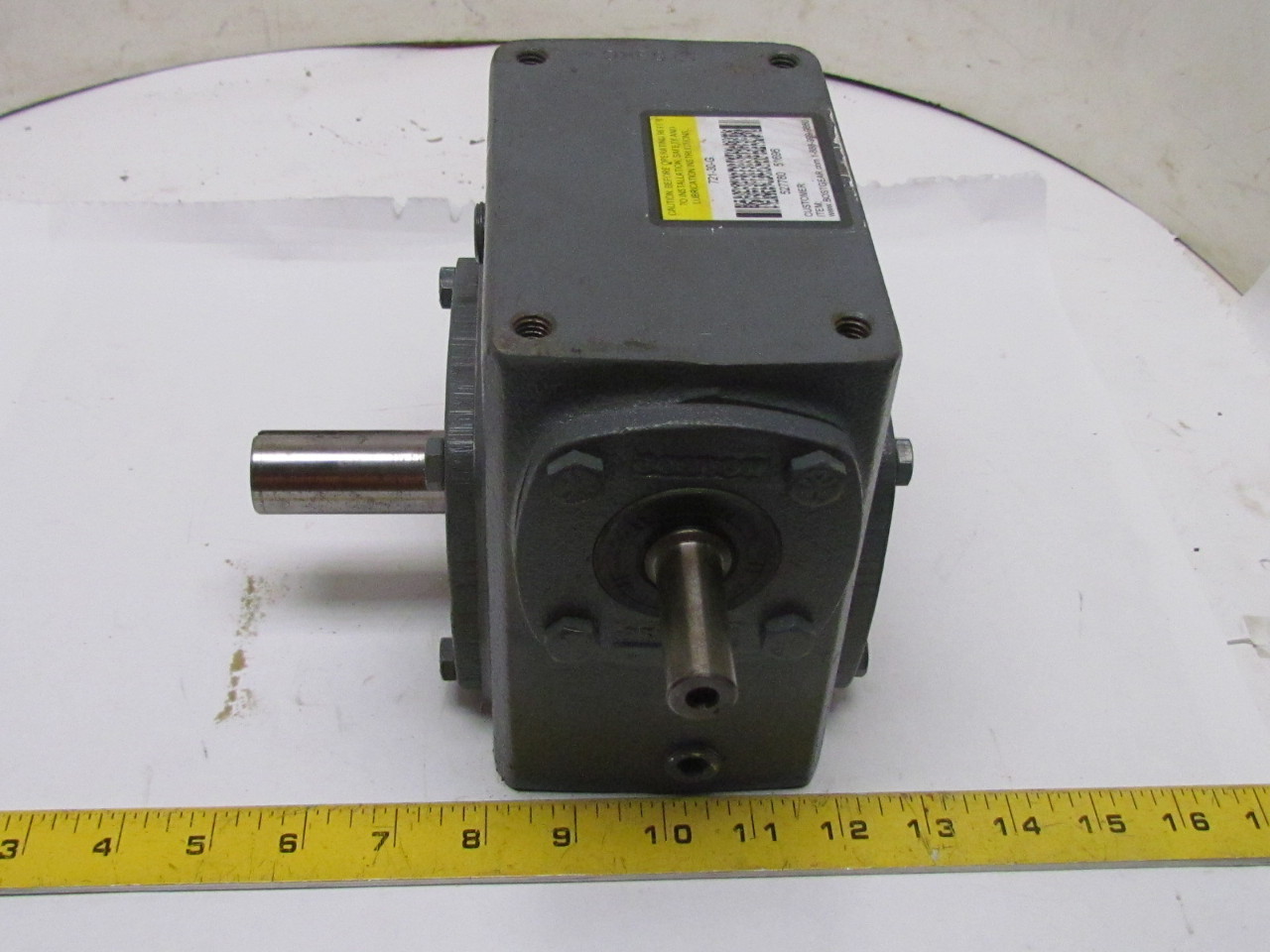 Boston Right Angle Worm Gear Speed Reducer Gearbox 30 1 Ratio 0 99Hp