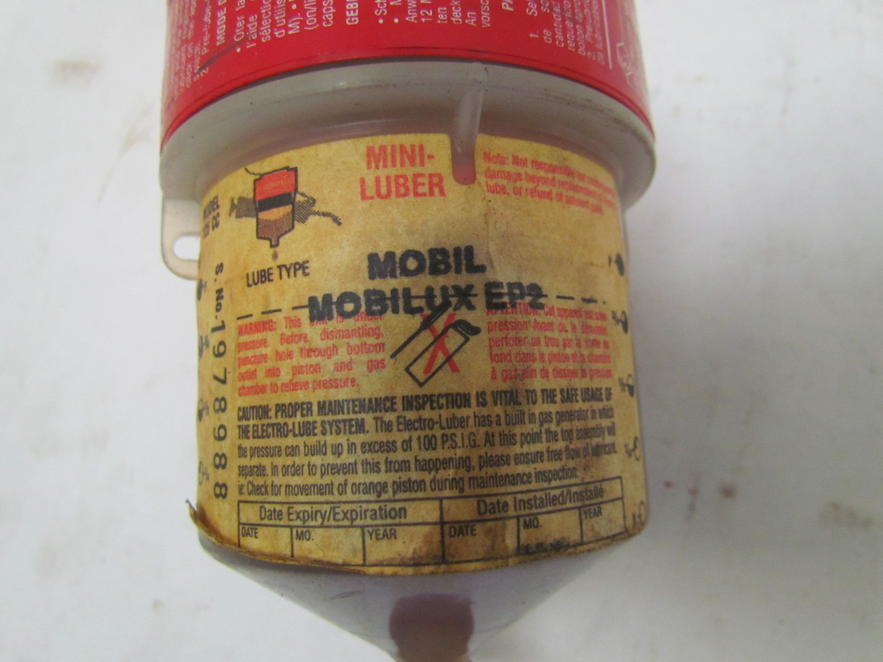 A.T.S. Electro-Lube Mini-Luber Electro-Luber 125cc W/Mobil Mobilux EP2 ...