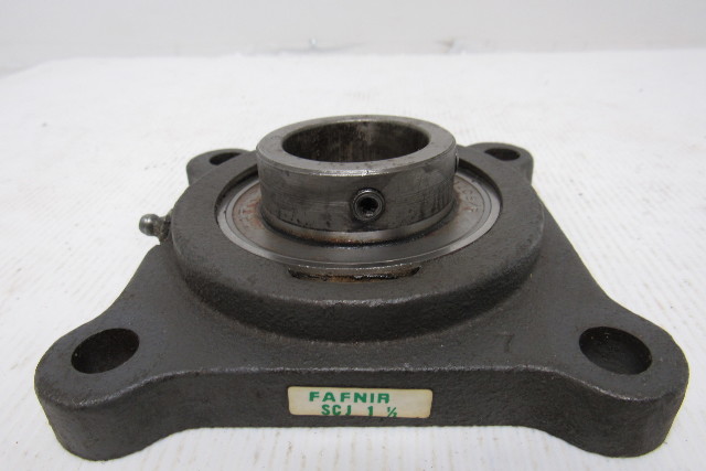 Timken Fafnir SCJ 1 1/2 Flange-Mount Bearing Four-Bolt Square 1-1/2" Bore ID. | Bullseye ...