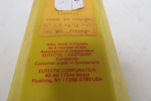 Eutectic Castolin 19985 Ni-Cr-Fe Alloy Welding Powder 3.3Lb. Sealed Container | Bullseye ...