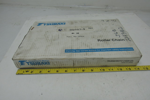 Tsubaki RS80-H-1-CP Standard Roller Chain 10' 120 links | Bullseye Industrial Sales