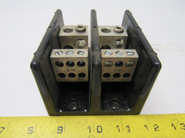 Buss 16325-2 Distribution Terminal Block 350A -600V 2/0-8 AWG | Bullseye Industrial Sales