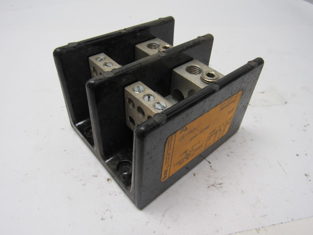 Buss 16325-2 Distribution Terminal Block 350A -600V 2/0-8 AWG | Bullseye Industrial Sales