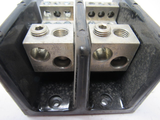Buss 16325-2 Distribution Terminal Block 350A -600V 2/0-8 AWG | Bullseye Industrial Sales