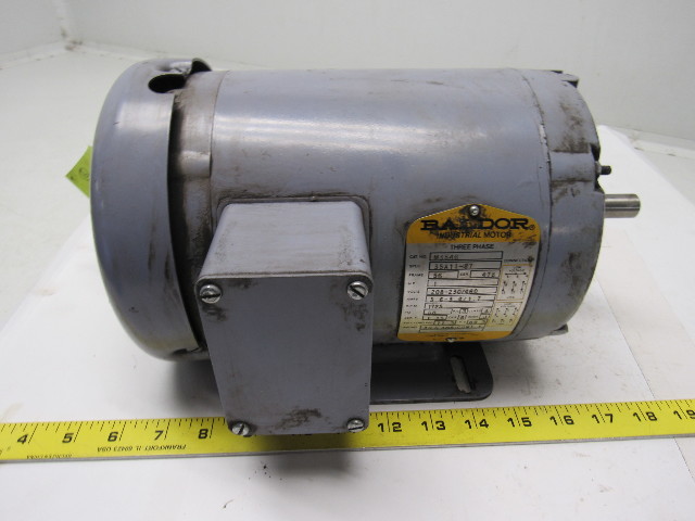 Baldor M3546 1 HP Electric Motor 3PH 208-230/460V 1725RPM 56 Frame | Bullseye Industrial Sales