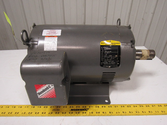 Baldor M2513T 15HP Electric Motor 3PH 208-230/460V 1760RPM 254T Frame | Bullseye Industrial Sales
