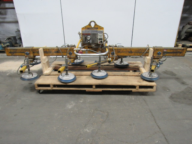 Anver VPF-57-AC Vacuum Generator 120V W/4000Lb Capacity 8 Cup lifting Beam | Bullseye Industrial ...