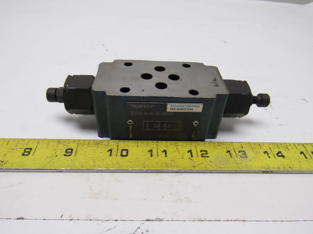 Rexroth 00481624 Z2FS 6-2-43/2QV Hydraulic Flow Control Valve | Bullseye Industrial Sales