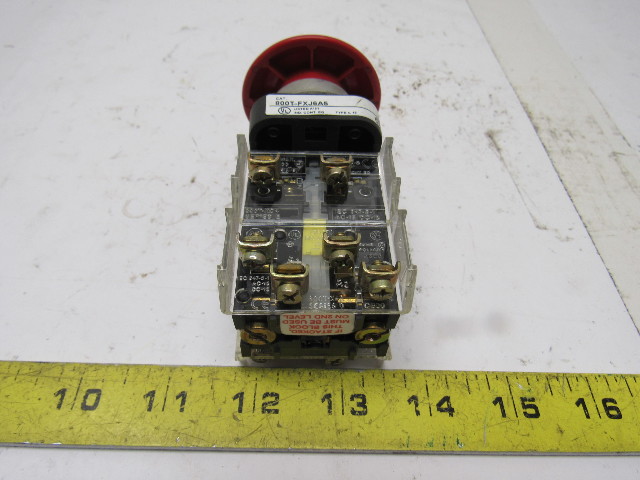 Allen Bradley 800T-FXJ6A5 Ser.T Push/Pull E-Stop 2 Position Mushroom Head 30mm | Bullseye ...