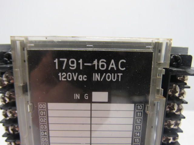 A-B Allen Bradley 1791-16AC 16 Input/16 Output AC Block I/O Module | Bullseye Industrial Sales