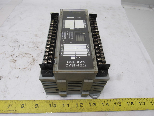 A-B Allen Bradley 1791-16AC 16 Input/16 Output AC Block I/O Module | Bullseye Industrial Sales