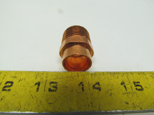 Nibco Cp 604 12 Cxm Copper X Male Threaded Adapter Fitting 12 Lot