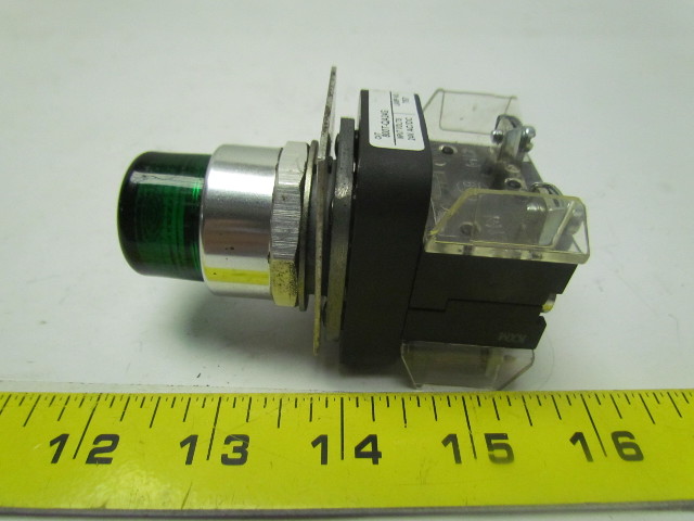 Allen Bradley 800T-QA24G 30mm Momentary contact Push button Illum | Bullseye Industrial Sales