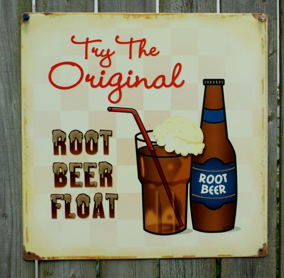 Root Beer Float Tin Sign Man Cave Kitchen Home Pop Soda Ice Cream Restaurant C66 The Wild Robot