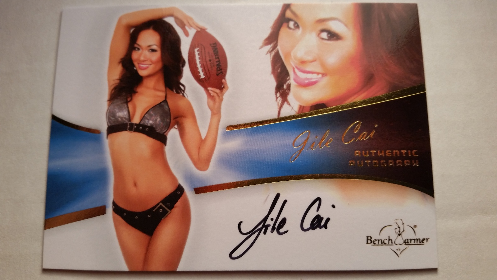 Jile Cai 2012 Bench Warmer Bubble Gum Autograph Auto on Card #23 | Heroes Sports Cards