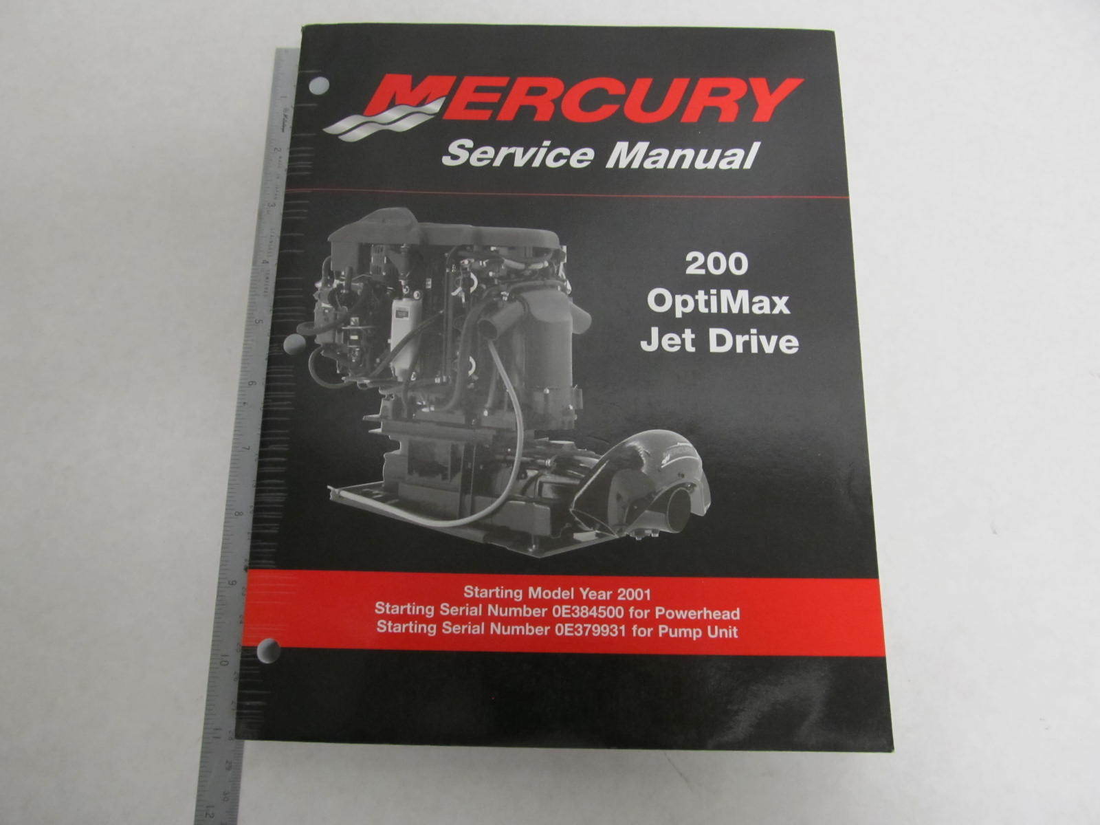90 881986 Mercury Outboard Service Manual 200 Optimax Jet Drive