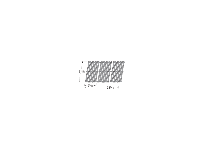 porcelain steel channel cooking grid | Grill Parts Canada
