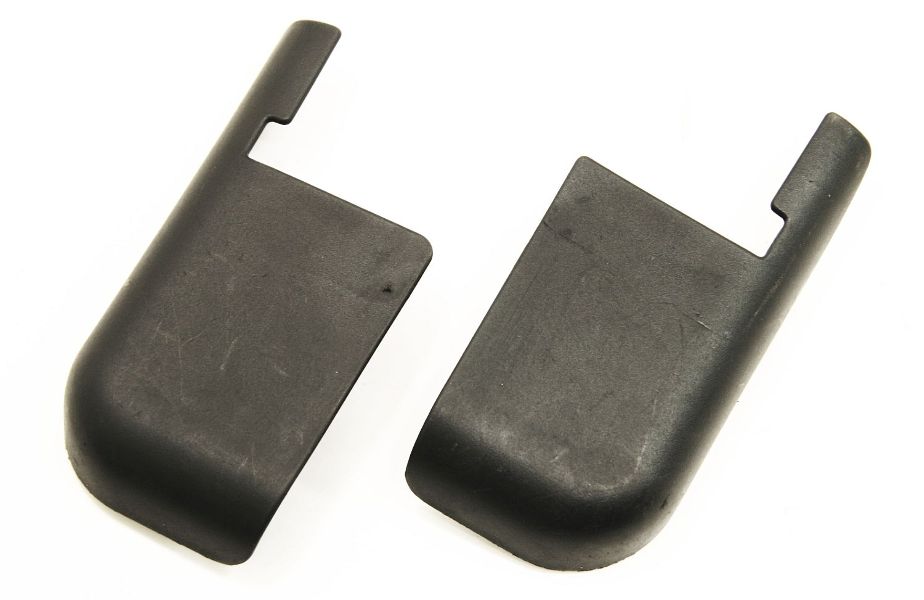 LH Seat Track Trim Cover Caps 02-05 Audi A4 B6 - Black - 8E0 863 497 / ...