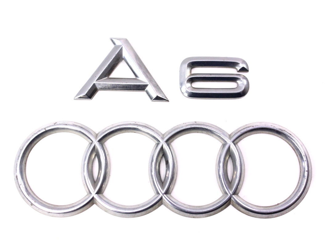 Rear Trunk Emblems Badges 98-04 Audi A6 - Genuine | CarParts4Sale, Inc.