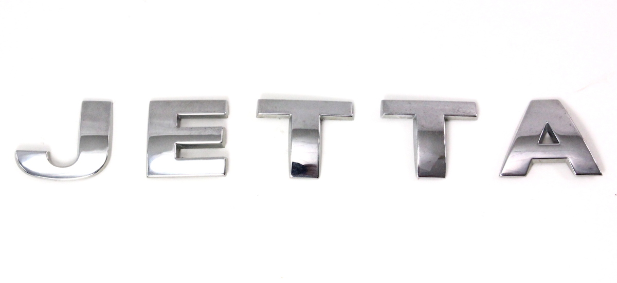 J E T T A Trunk Emblem Badge Letters 99-05 VW Jetta MK4 - Genuine ...