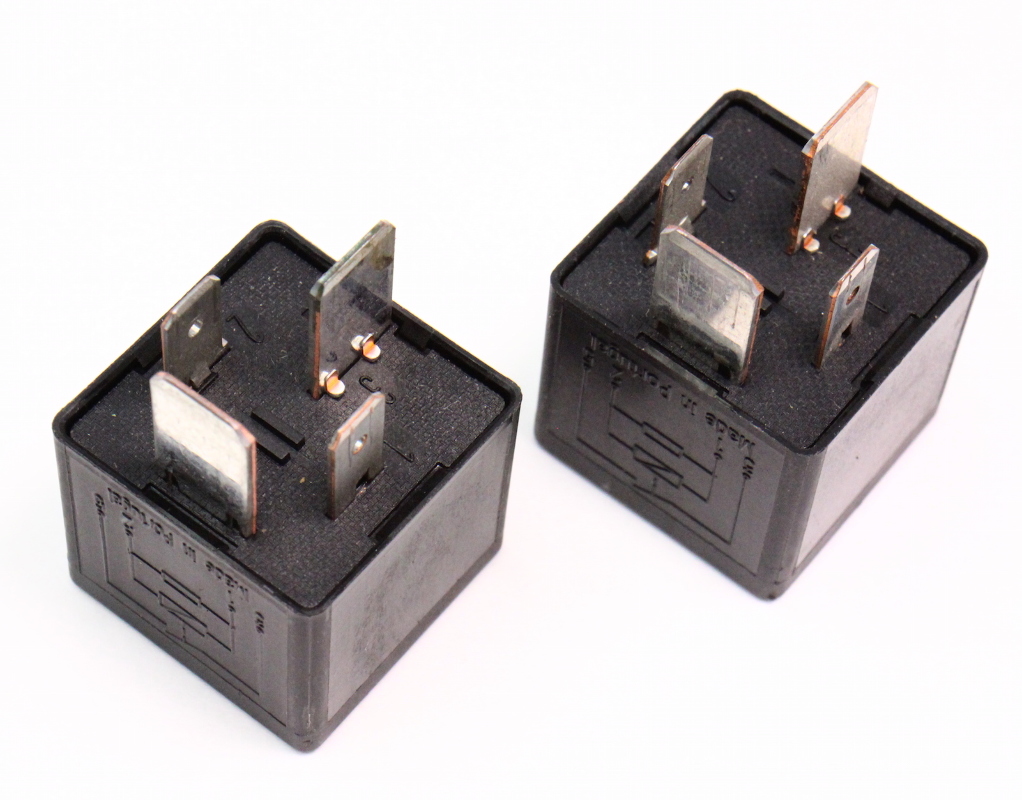 2x Relay # 100 VW Audi Jetta Rabbit Golf Cabrio Passat Eurovan / 7M0 ...