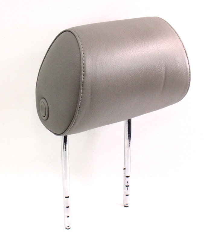 RH Front Headrest 98-04 Audi A6 C5 - Grey Leather Head Rest - Genuine ...