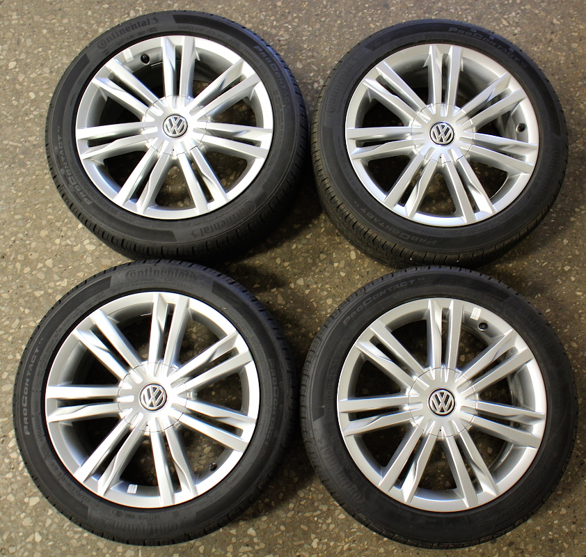 Set Of 17" 2015 VW Golf Sportwagen MK7 Alloy Wheels Rims & Tires 5GM ...