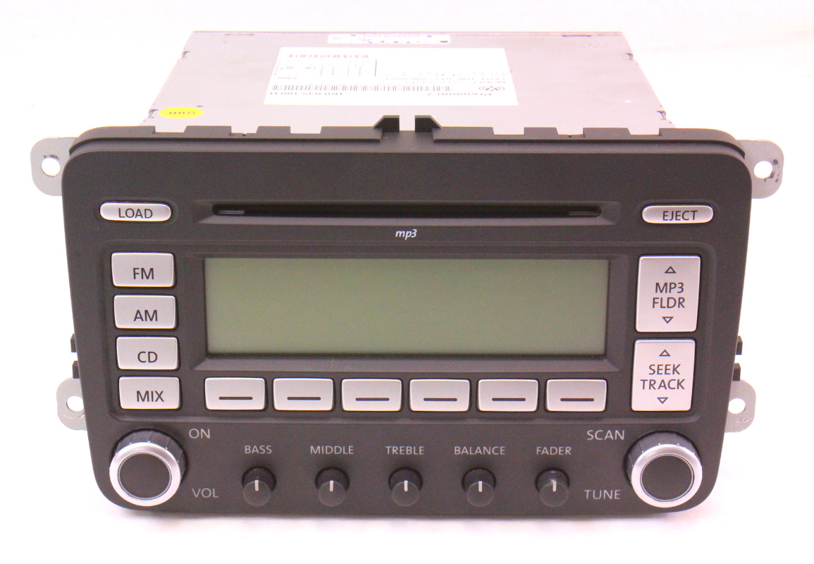 Premium 7 Radio CD Player 06-10 VW Jetta Rabbit GTI MK5 Passat B6 1K0 ...