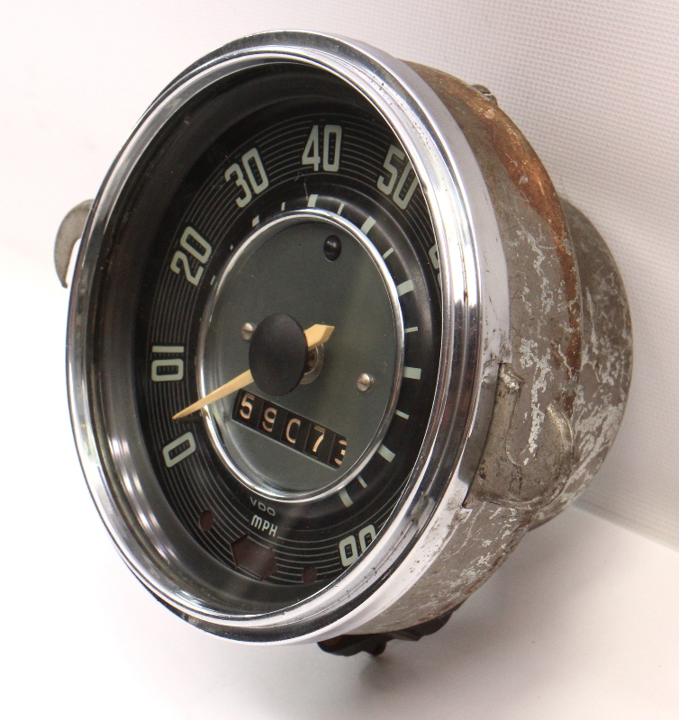 61-62 VW Beetle Bug Speedometer Gauge Cluster Vintage Aircooled - 111 ...