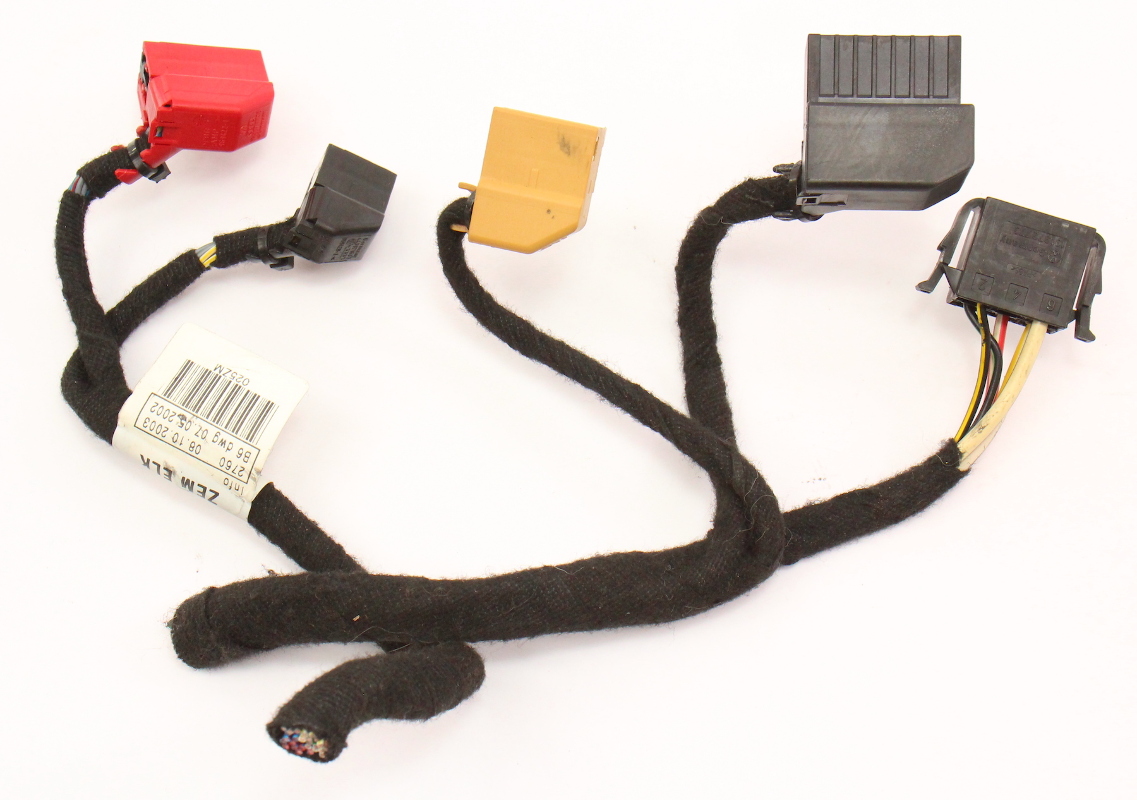 Climate Control Wiring Plugs Pigtails 02-08 Audi A4 S4 B6 B7 - 443 972 807 | CarParts4Sale, Inc.