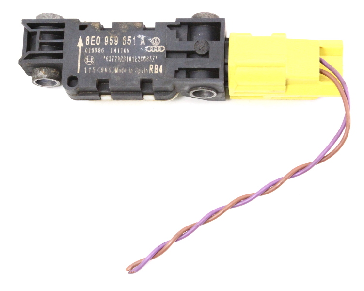 Front Air Bag Crash Sensor 06-13 Audi A3 05-08 A4 B7- 8E0 959 651 A ...