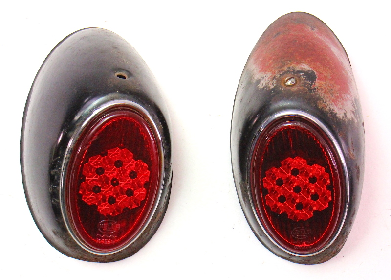 Snowflake Tail Light Lamps 55-61 VW Beetle - Genuine Hella ...