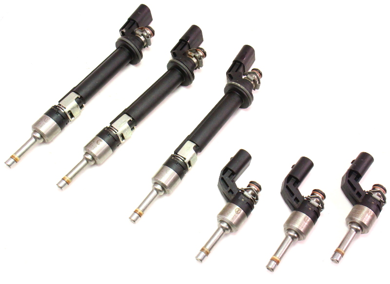 Fuel Injector Set 06-10 VW Passat B6 Audi Q7 Touareg 3.6 VR6 - 03H 906 ...
