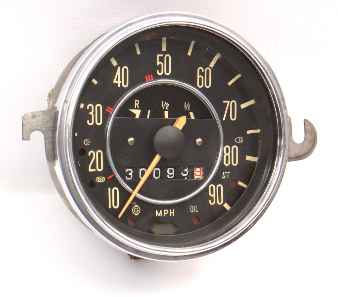 72-74 VW Super Beetle Bug Speedometer Gauge Cluster Aircooled ~ 113 957 ...