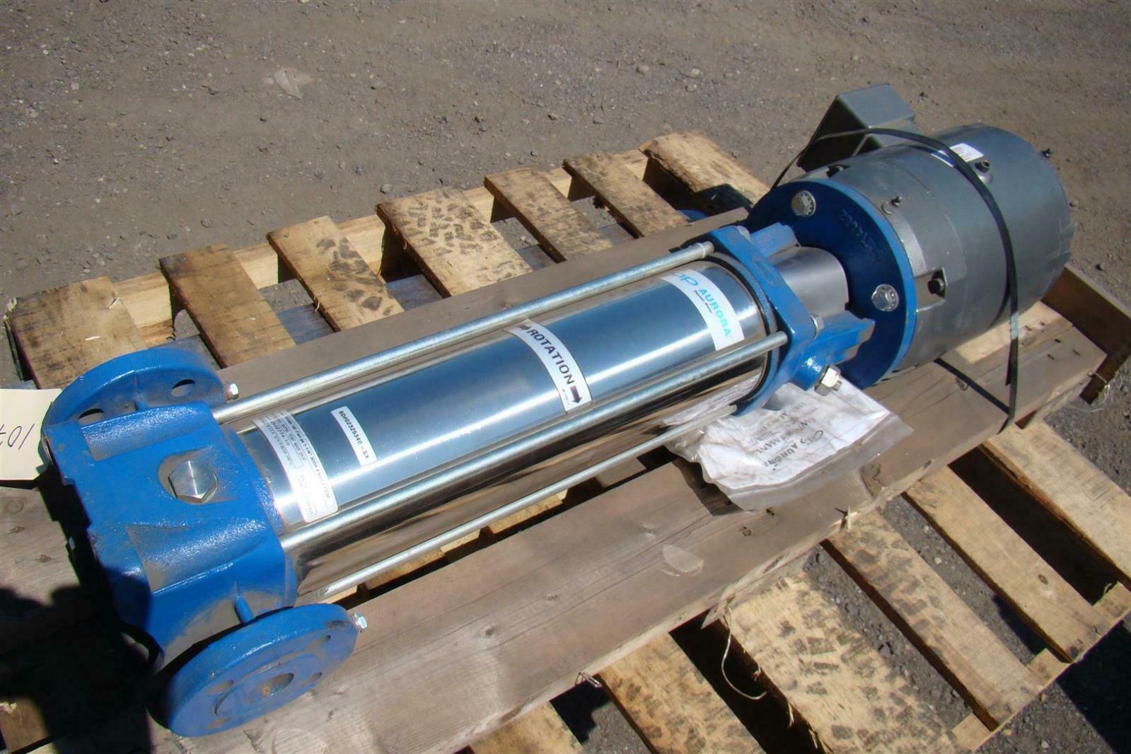 Aurora PVM Vertical Multistage Stainless Pump PVM4-190 1-1/4" 300 ...