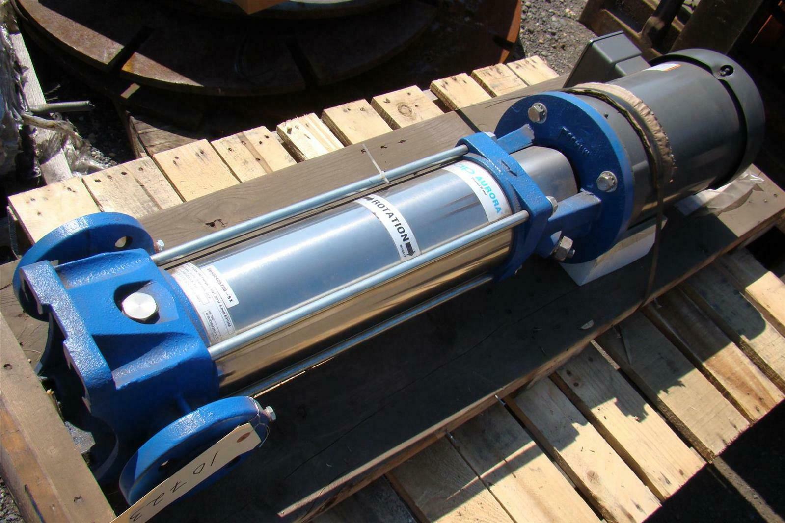 Aurora PVM Vertical Multistage Stainless Pump 1-1/4" 360pSI 250F ...