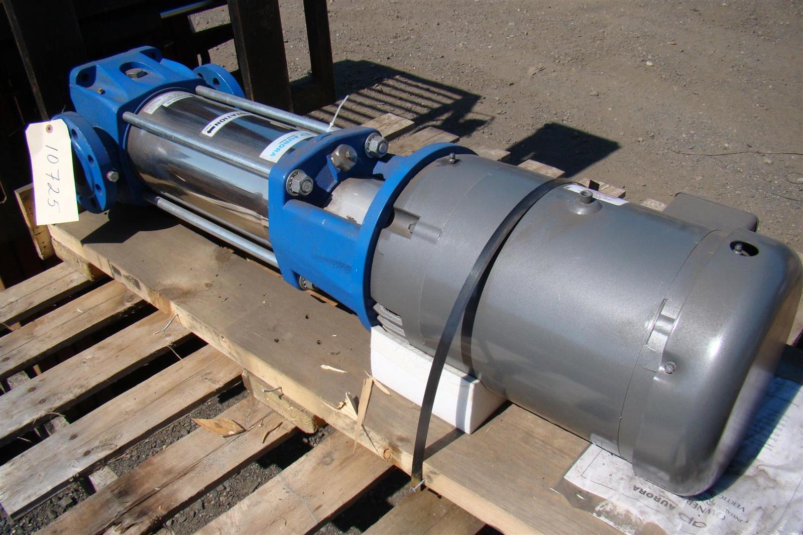 Aurora PVM Vertical Multistage Stainless Pump 2" 360PSI 250F 2808096-10 ...