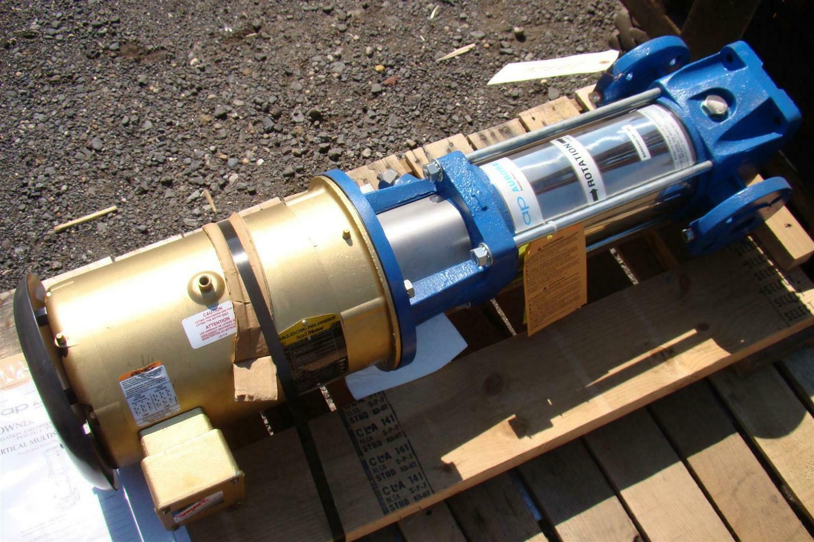 Aurora PVM Vertical Multistage Stainless Pump 1-1/4" 2645770-10 PVM4 ...