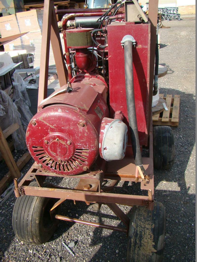 Portable LeROI Compressor with Lincoln AC Motor 40HP 1765 4166X838 ...