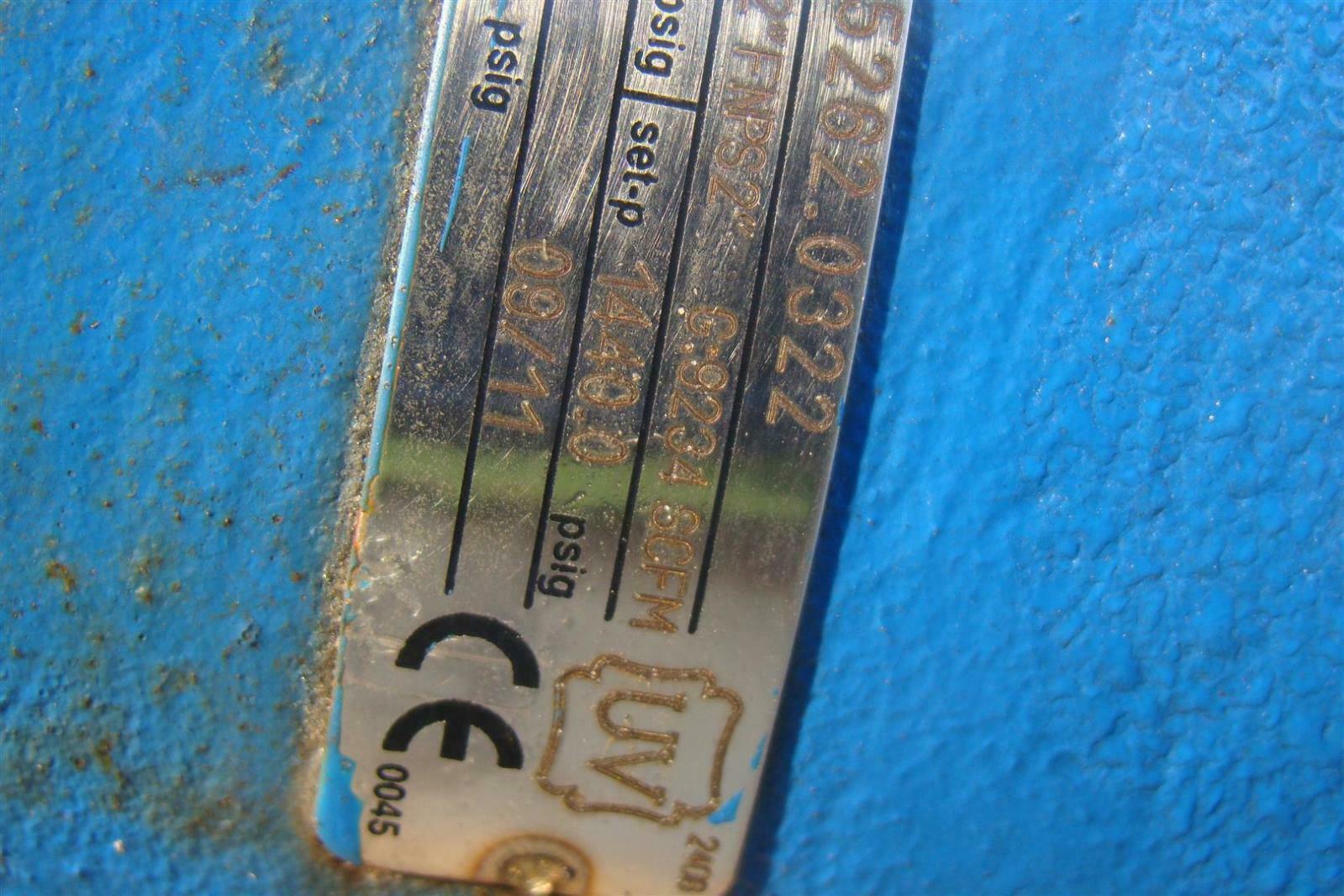 LESER RELIEF VALVE TYPE 5262.0322 SIZE 1" | Joseph Fazzio, Incorporated